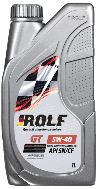Масло моторное ROLF GT 5W-40 1л API SN/CF ACEA A3/B4 от Мегаполис в ...