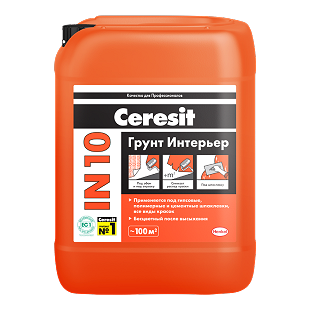 Грунтовка интерьерная CERESIT IN10, 10 л от Мегаполис купить в ...