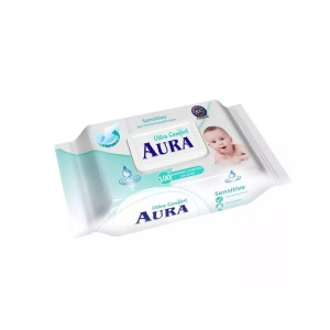 Салфетки влажные AURA Ultra Comfort для детей с экстрактом алоэ и ...